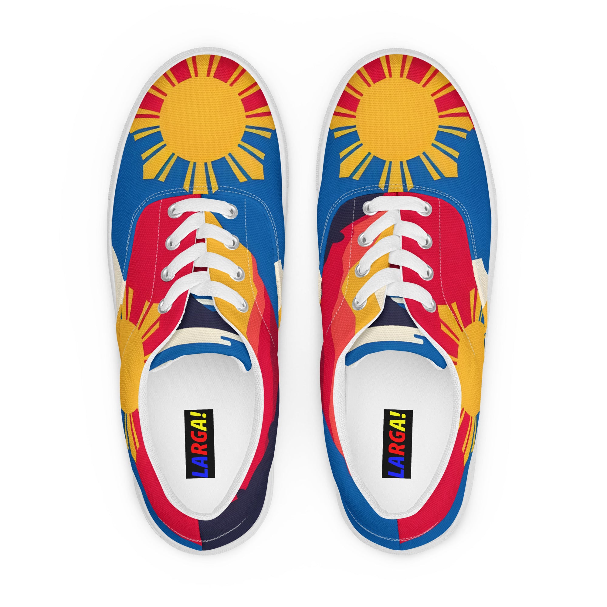 "Sinag" LARGA! THE KUYAKOY LIFE Men’s lace-up canvas Philippine Rubber ...